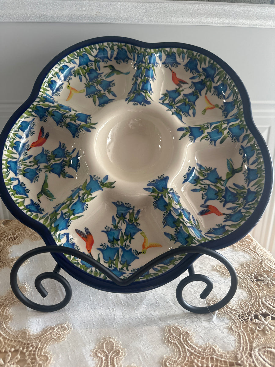 Divided party platter – Dee's Polish Pottery Room